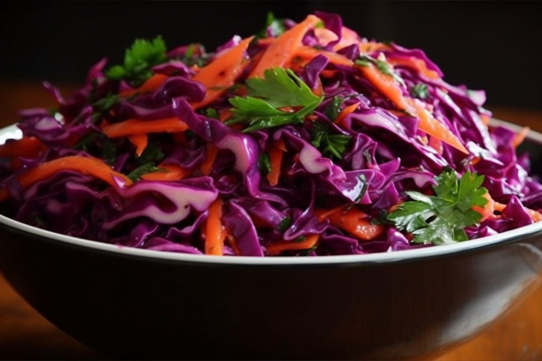 Zesty Red Cabbage Salad – santokuknives